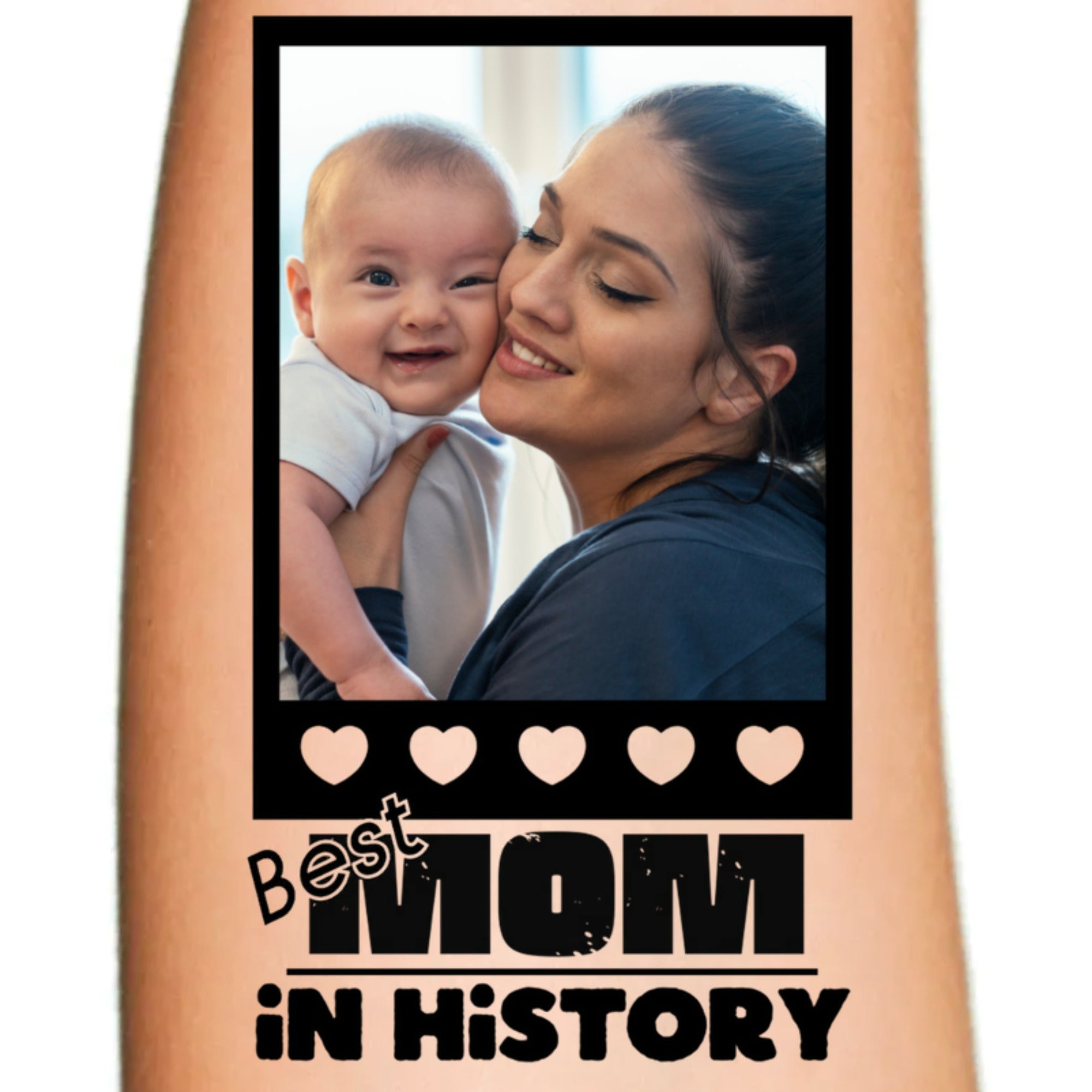 Best Mom In History Temporary Tattoo Order Online Inkbond