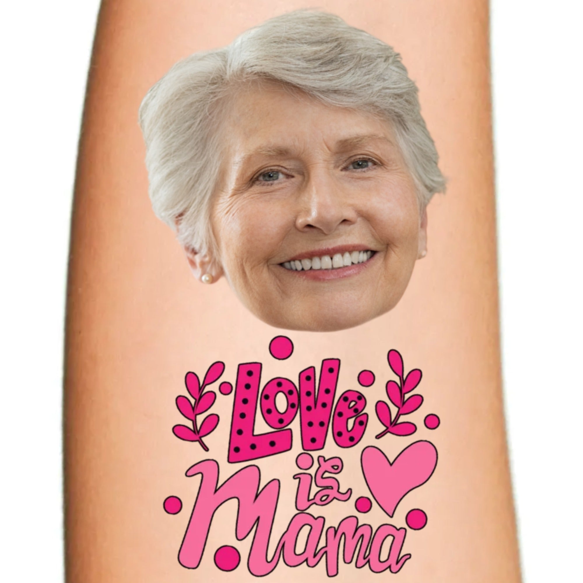 Love is Mama Customizable Temporary Tattoo: Buy Online! | Inkbond