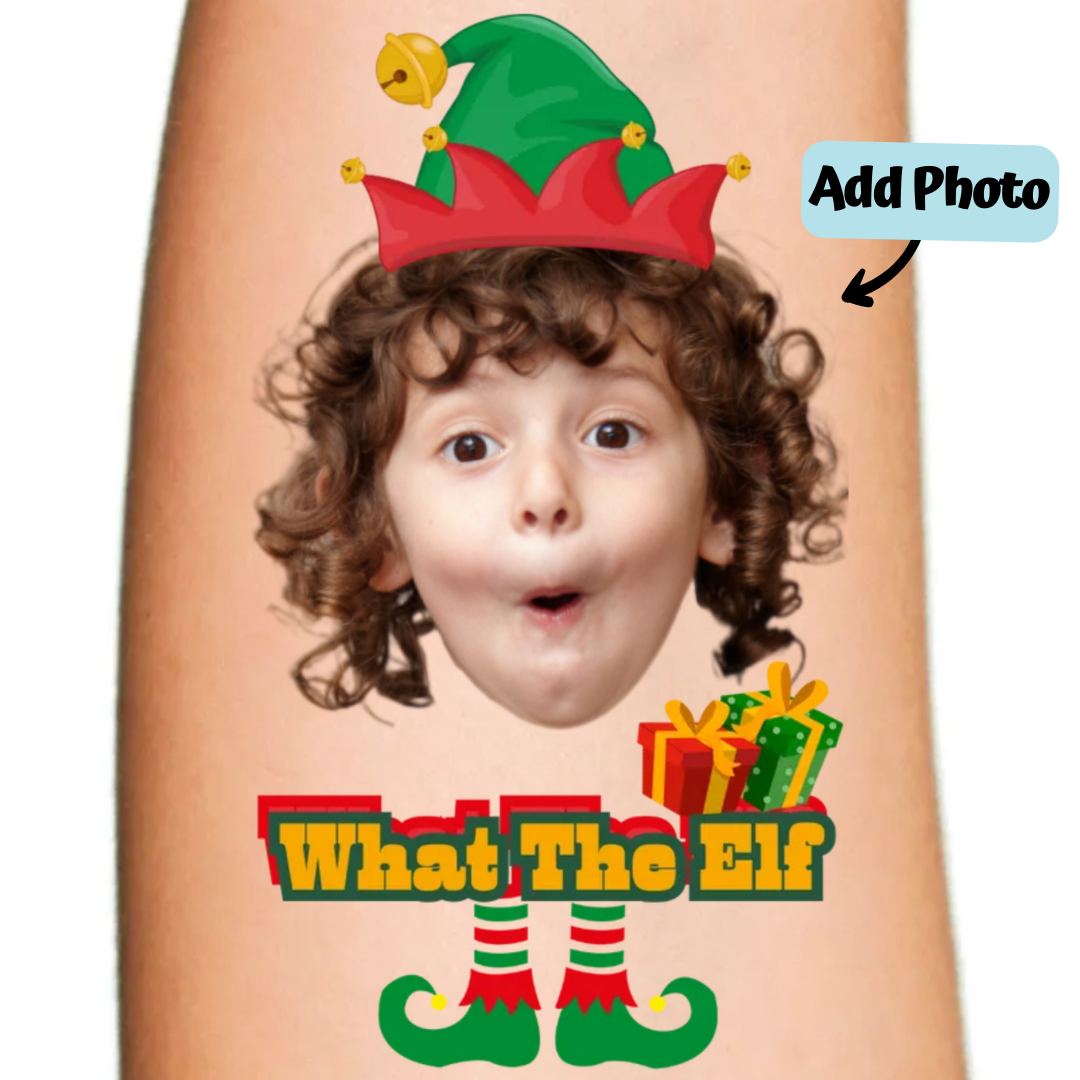 What The Elf Christmas Themed Temporary Tattoo - Buy Now! | Inkbond