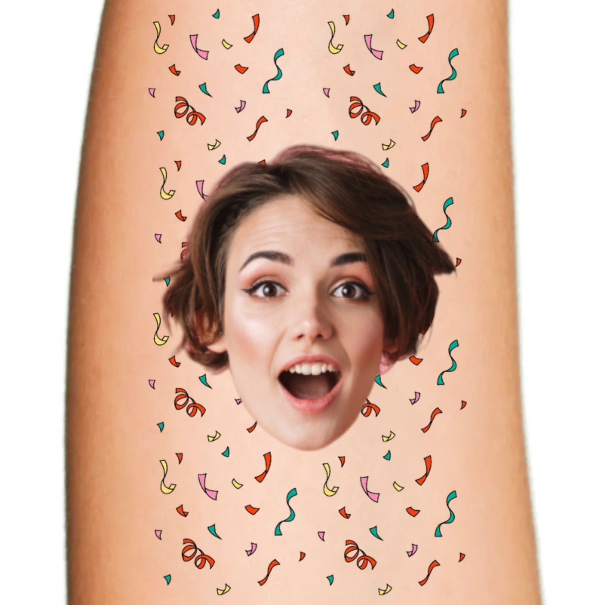 Confetti Colourful Temporary Tattoo: Buy Now! | Inkbond