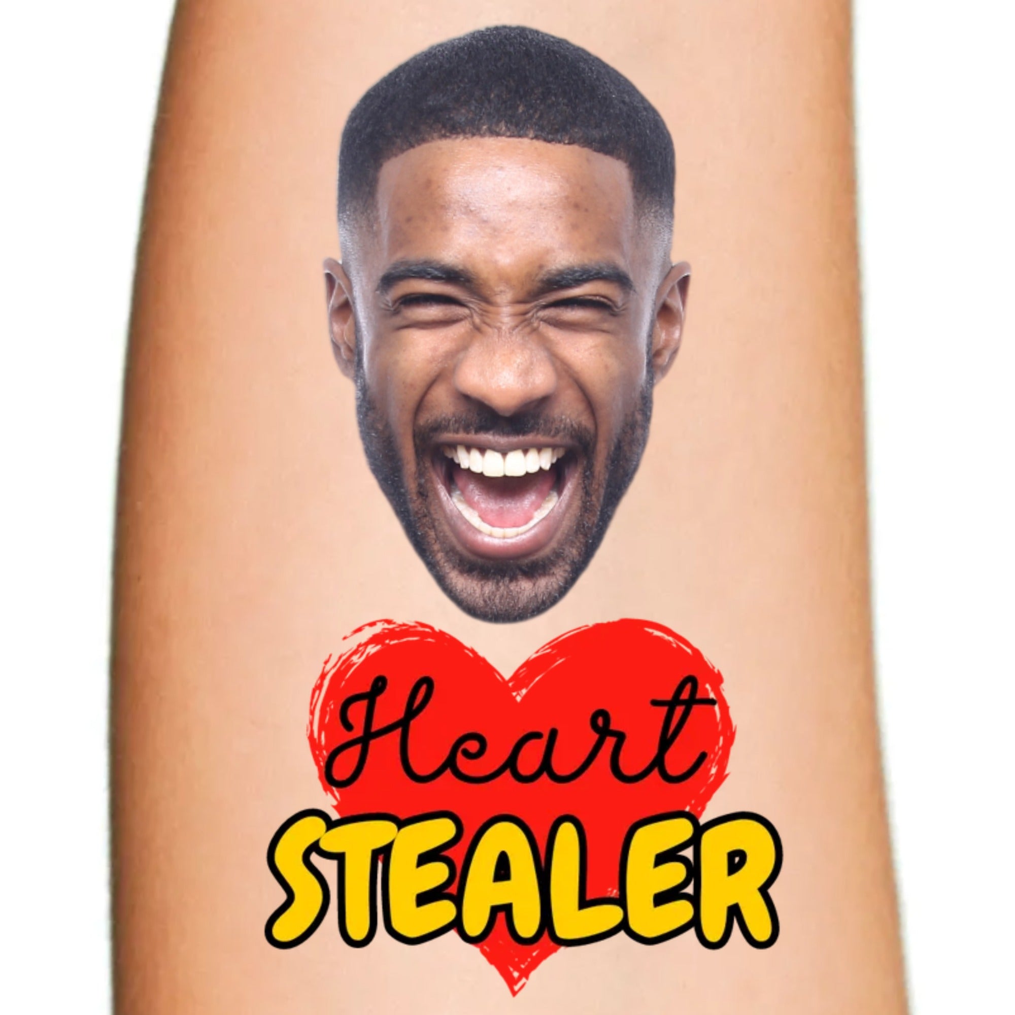 Heart Stealer Customizable Temporary Tattoo: Order Online! | Inkbond